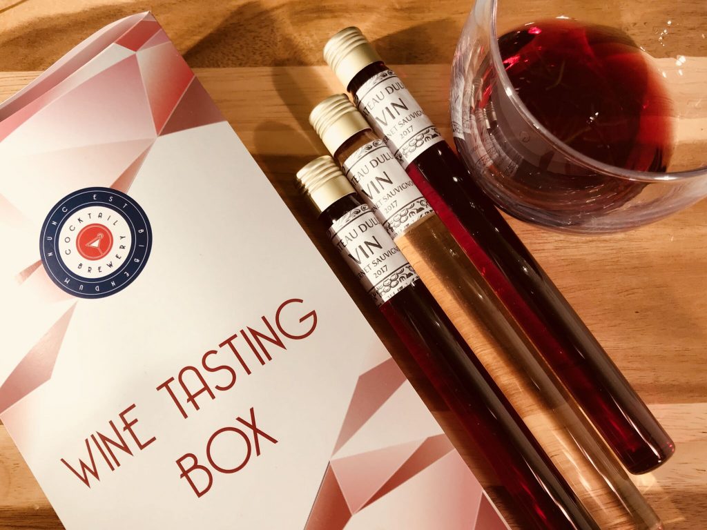 Wine tasting box online bestellen bij Cocktail Brewery